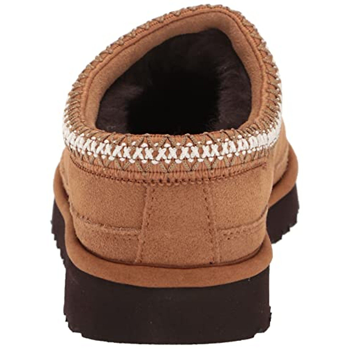 UGG Men's Tasman Logo Slipper, Chestnut/Espresso, 11