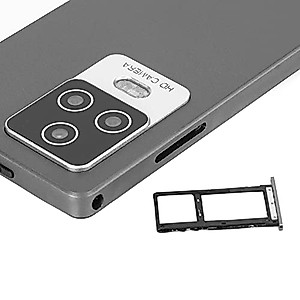 FECAMOS FHD Tablet, 8GB 256GB 5G WiFi Tablet PC 2 in 1 100-240V 8 Core CPU for Android 12 for Reading (US Plug)