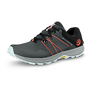 Topo Athletic Women's Runventure 4 Comfortable Lightweight 1MM Drop Trail Running Shoes, Athletic Shoes for Trail Running, Grey/Cloud, Size 9.5