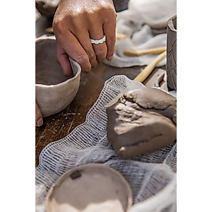 QALO Women's Rubber Silicone Ring, Eternity, Wedding Ring for Women, Breathable, Durable Engagement Silicone Band, 4mm Wide 2.4mm Thick, Pastel Pink, Size 6