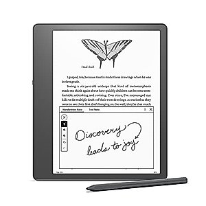 Introducing Kindle Scribe (64 GB), the first Kindle for reading and writing, with a 10.2” 300 ppi Paperwhite display, includes Premium Pen
