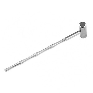 Creole Feast CH1001 Stainless Steel Crab or Lobster Mallet, 6-Inch Seafood Hammer, Solid Seafood Shellfish Cracker Tool, Silver