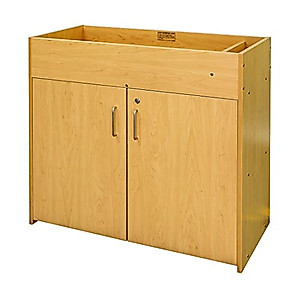 Tot Mate 41-1/2" Wide Daycare Infant Changing Table - Maple
