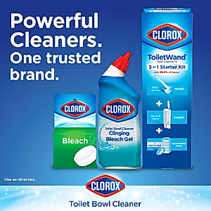 Clorox Toilet Bowl Cleaner with Bleach Variety Pack - 24 Ounces - Pack of 4 (Package May Vary)