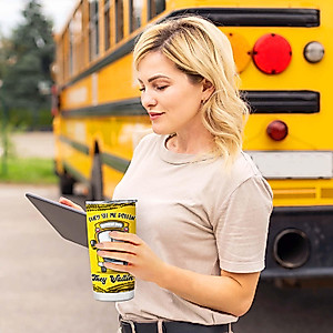 Bus Driver Appreciation Gifts for Men Women School Bus Driver Gifts Back to School Gifts for Kids Gifts for Retired Bus Driver School Bus Driver Tumbler Mug Insulated Cup Stainless Steel with Lid 20OZ