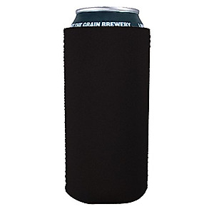 Blank Neoprene 16 oz. Can Coolie (1, Black)