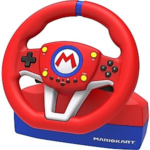 Hori Nintendo Switch Mario Kart Racing Wheel Pro Mini By - Officially Licensed By Nintendo