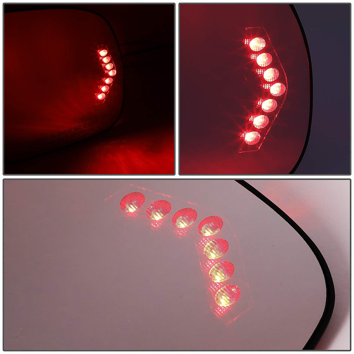 DNA MOTORING SMP-056-R Factory OE Style Right/PassengerDoor Rear View Mirror Glass w/Heater+LED Turn Signal [Compatible with 99-07 Silverado Sierra 1500 & Classic / 00-06 Suburban 1500 2500]