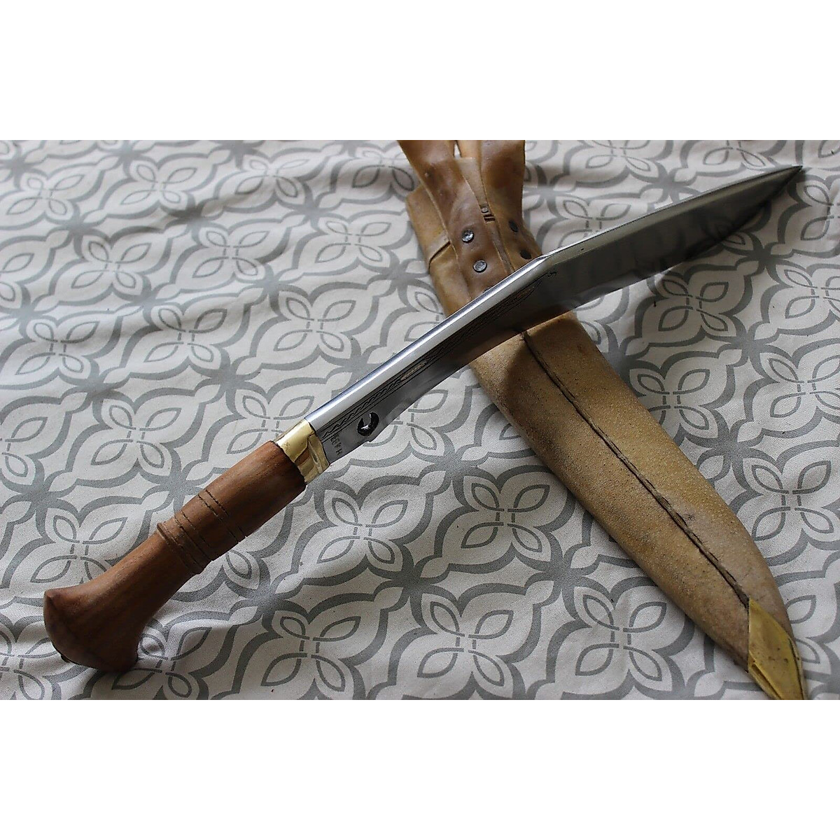 13" Traditional Sirupate Hunting Kukri - Hand Forged EGKH Factory Outlet in Nepal - Ready to use Outdoor Knives - Balance water tempered - Light Blade Hiking Khukuri