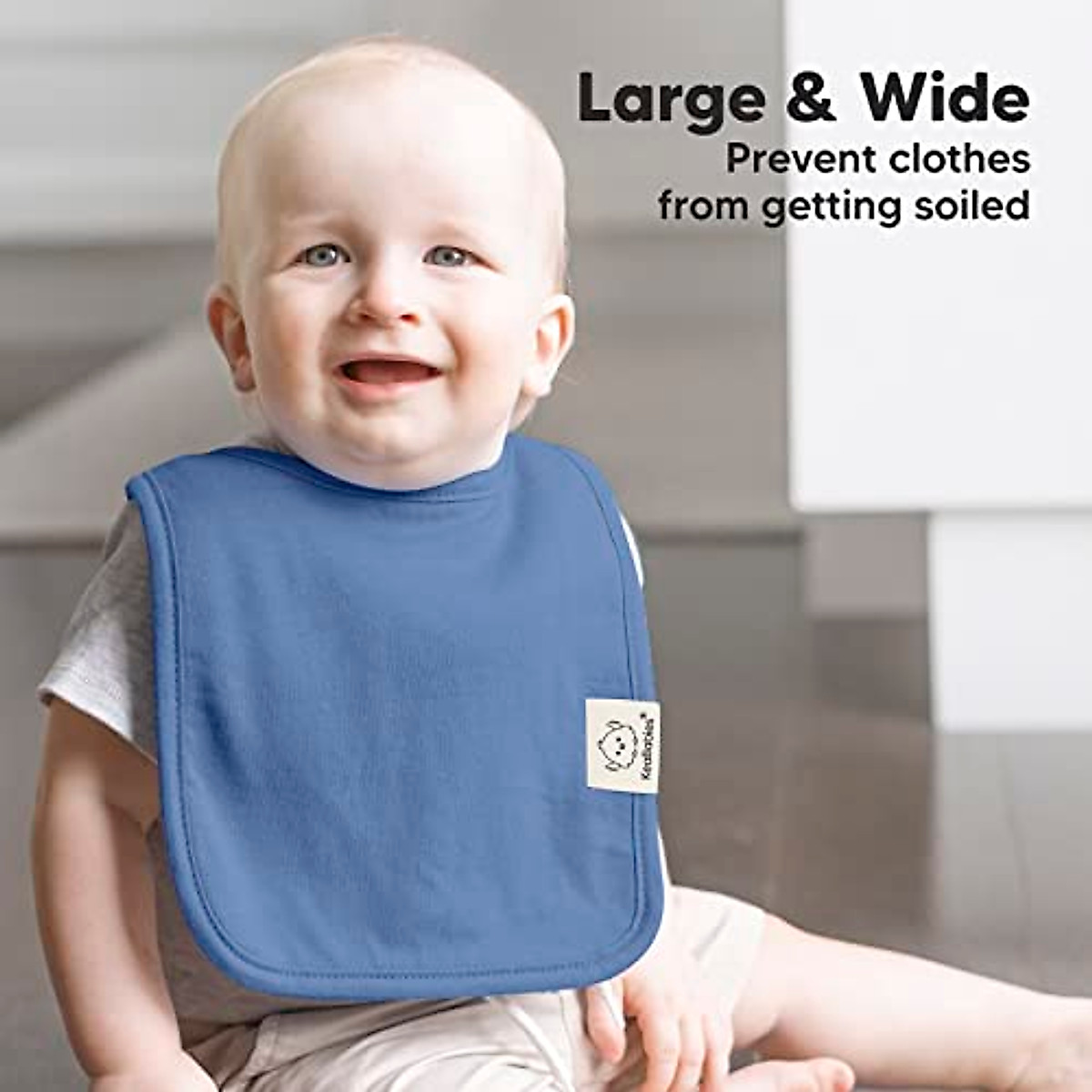 8-Pack Organic Baby Bibs for Boy, Girl - Drool Bibs for Baby Boy, Bibs for Baby Girl, Baby Bibs for Girls, Boys, Baby Boy Bibs, Baby Girl Bibs, Baby Bib, Toddler, Infant Bibs, Cotton Bibs (Cruise)