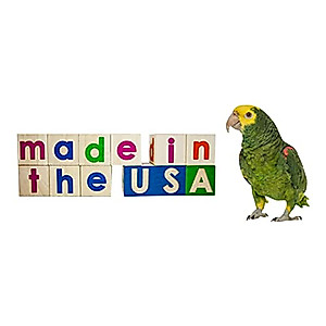 Pet Bird Parrot Small Feeder Cup ( 2 Pack), Blue (A46)