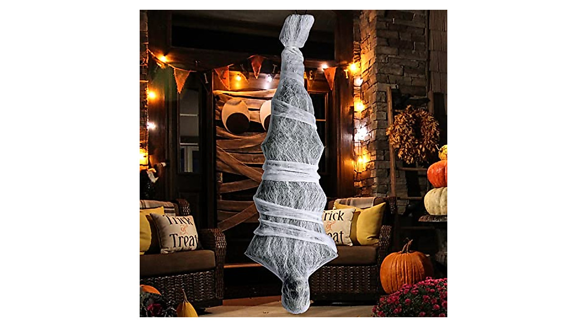 Halloween Decorations Hanging Cocoon Corpse, 72 Inch Life Size ...