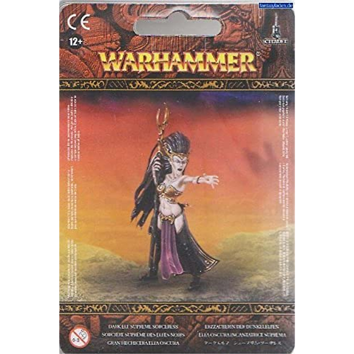 Games Workshop 99070212001 Dark Elf Sorceress Clam Pack Figure