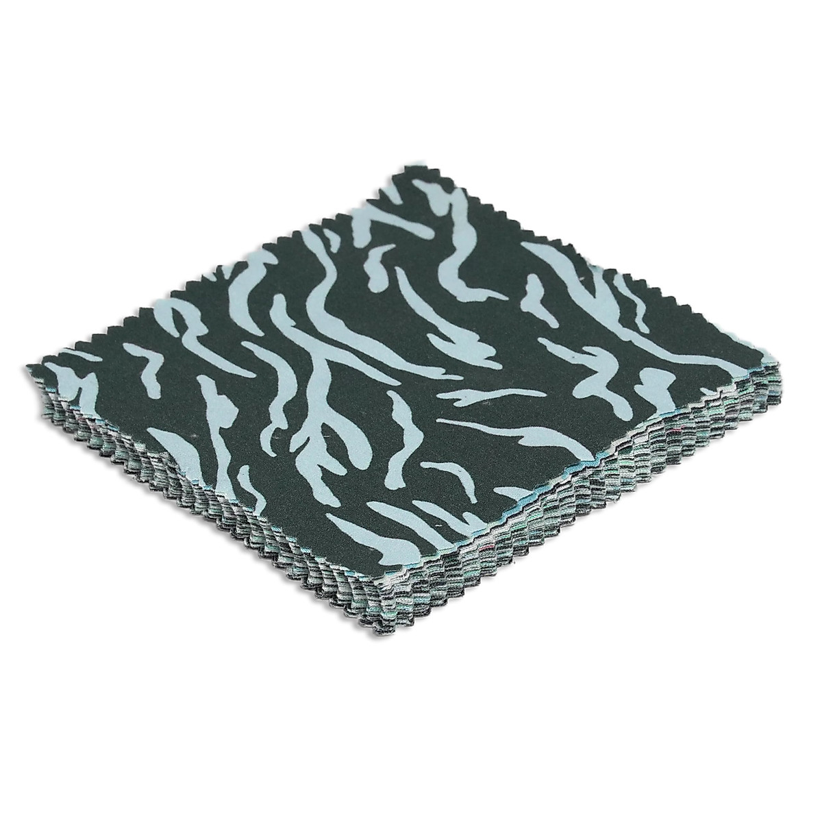 Soimoi Precut 5-inch Animal Skin Prints Cotton Fabric Bundle Quilting Squares Charm Pack DIY Patchwork Sewing Craft