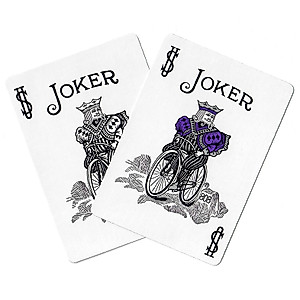 Bicycle Purple Rider Back Playing Card Deck Poker Size