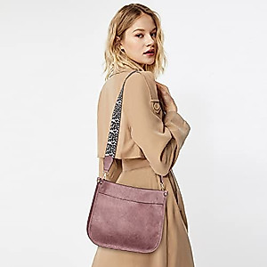 Konelia Crossbody Bag Purses for Women Designer Vegan Leather Hobo Fashion Handbags with 2 Adjustable Guitar Strap Shoulder Bucket Bags