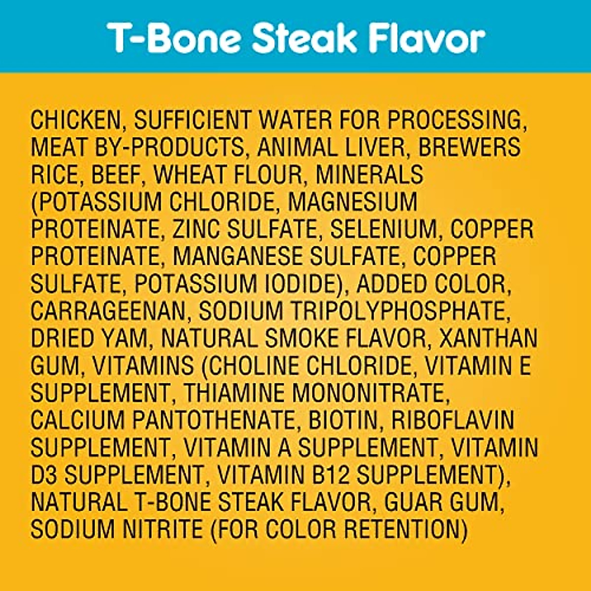 PEDIGREE CHOPPED GROUND DINNER Adult Canned Soft Wet Dog Food, T-Bone Steak Flavor, 13.2 oz. Cans (Pack of 12)