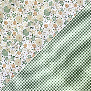 Mililanyo 8pcs 18x22inches (46x56cm) Cotton Fabric Floral Pre-Cut Quilt Squares Fat Quarters Fabric Bundles for Sewing & Quilting, Multicolor