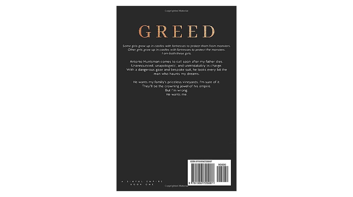 Greed by Eva Charles - Dark Romantic Suspense Novel
