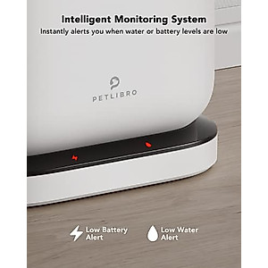 PETLIBRO Cat Water Fountain for Cats Inside,Wireless Pet Water Fountain,2.5L/84oz Dockstream Battery Operated Automatic Cat Fountains for Drinking with Wireless Pump,Easy Cleaning,BPA-Free for Cat Pet