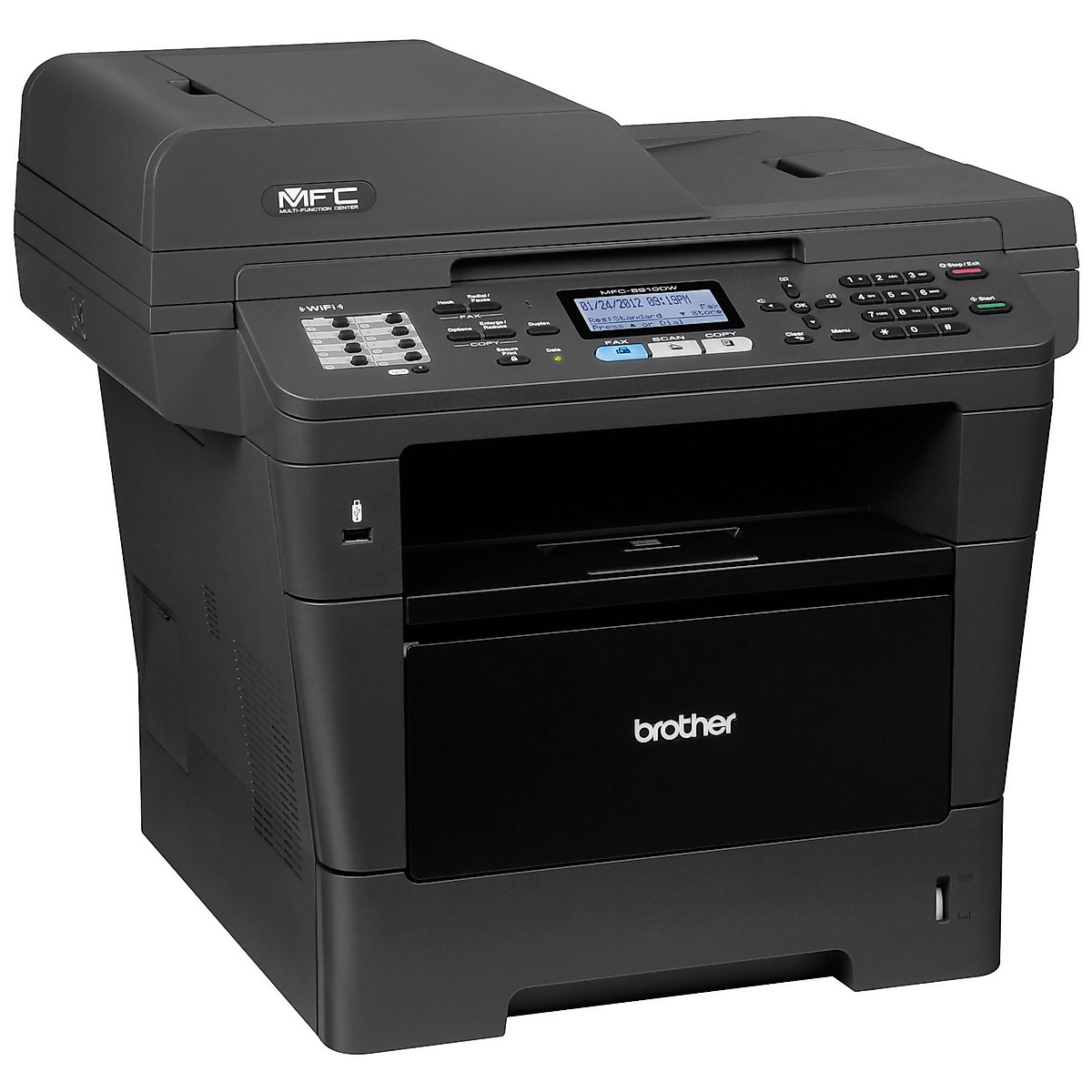 Brother Printer MFC8910DW Wireless Monochrome Printer with Scanner, Copier and Fax, Amazon Dash Replenishment Ready