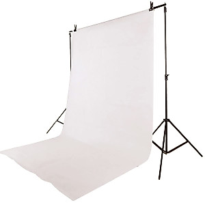 5X7ft Solid White Chromakey Photography Backdrop Video Studio White Portrait Background for Photo Studio Prop