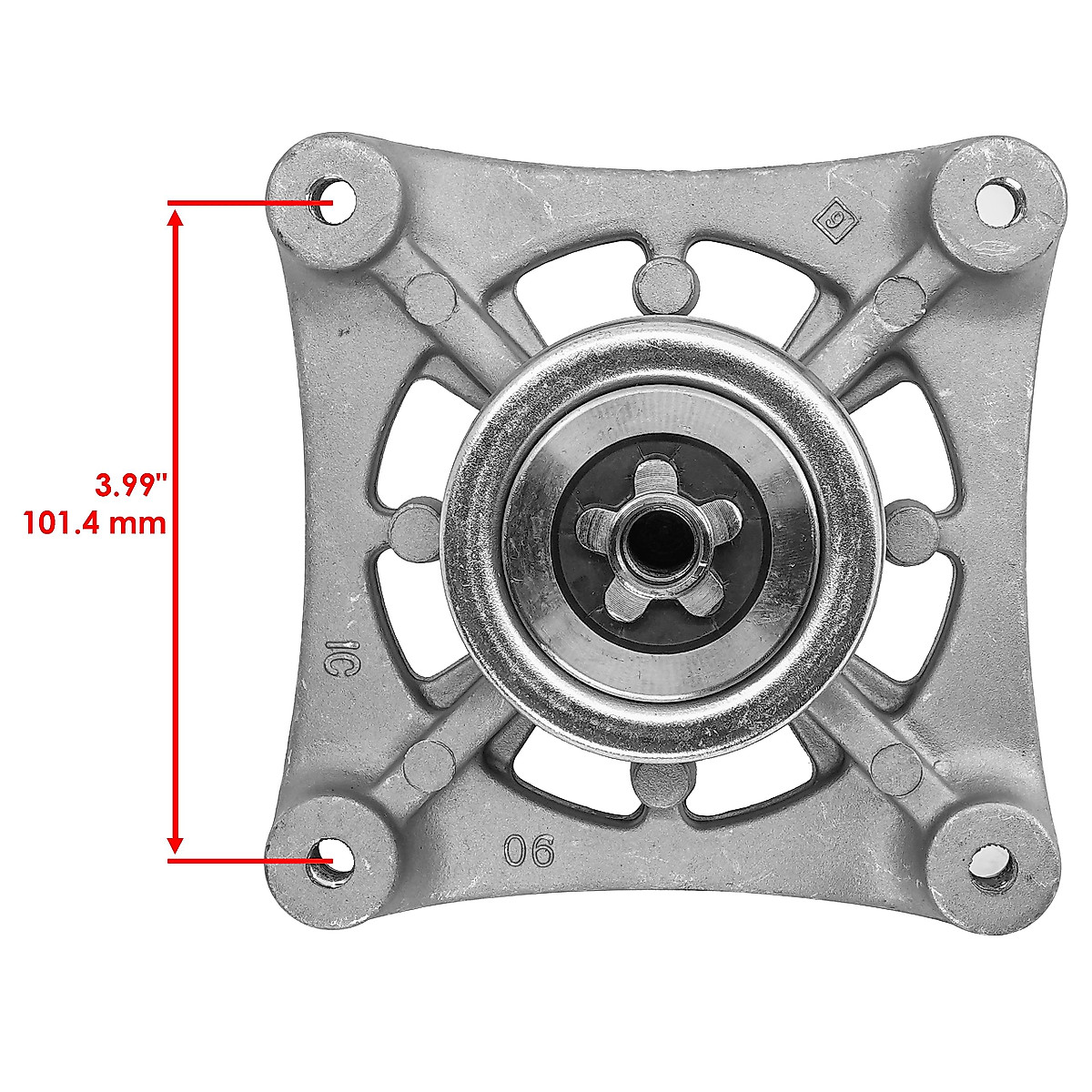 Caltric Spindle Assembly Set Compatible with Husqvarna EZ 4824 BI/GTH 2248 XP/GTH 250 / GTH 2548 / GTH 2548 XP/RZ 46 i/RZ 4621 / RZ 4623 / YTH 1848 Lawn Mowers and Garden Tractors