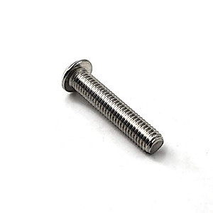 M2.5x6 Button Head Hex Socket Drive Screws 304 Stainless Steel Button Head Cap Screws (Pack of 100)