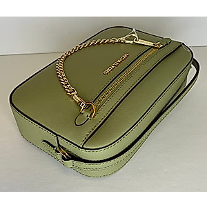 Michael Kors Jet Set Large Crossbody bundled Purse Hook (Light Sage)
