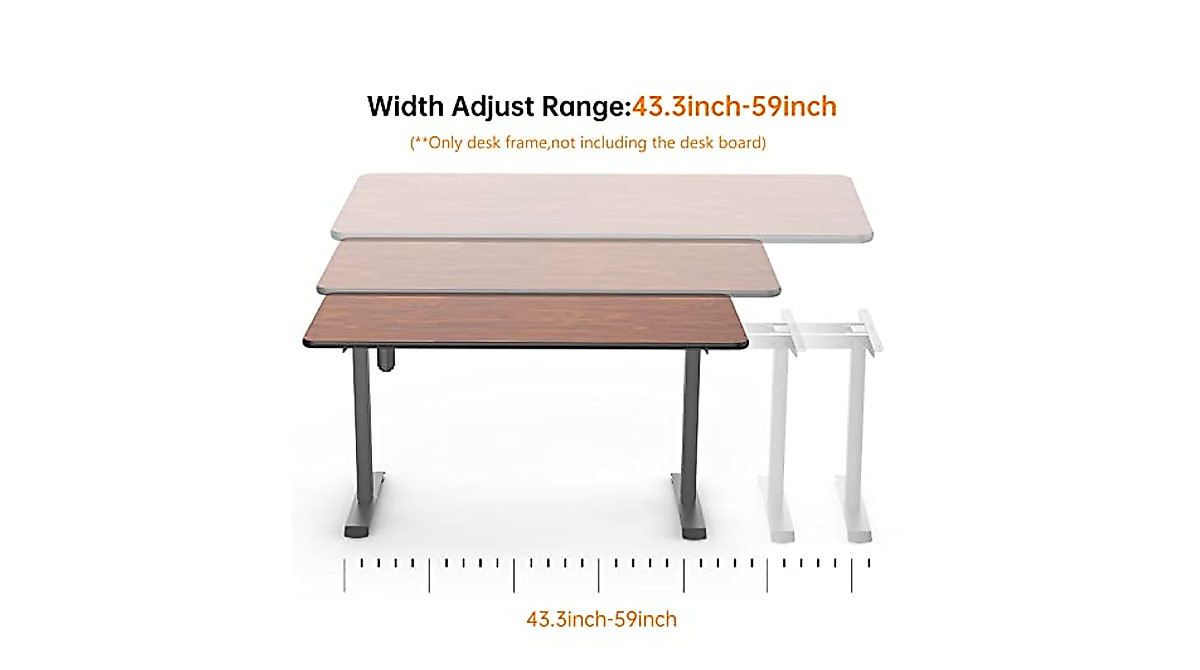 Velosan Electric Standing Desk Frame – Adjustable Height