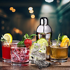 Whiskey Glasses Set of 4 Simple Design | Bar Glasses | Old Fashioned Tumblers | Lowball Glasses | Rocks Glasses | 12 OZ Drinking Glass