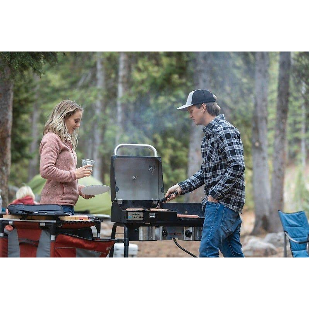 Camp Chef - 14" x 16" Deluxe Stainless Steel BBQ Grill Box Accessory