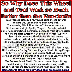 Glass Cutter Tool for Cutting Glass Cut Thick Glass Mirror Glass Tile and Mosaic Glass Mirror Cutter Tool Made in UK Bottle Glass Cutting Oil Cut Mirror and Cut Stained Glass Sheets 1mm - 21mm Thick