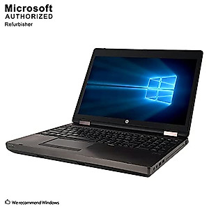 HP ProBook 6570b Notebook PC - Intel Core i5-3320M 2.5Ghz 8GB 128SSD DVDRW Windows 10 Professional (Renewed)