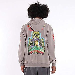NAGRI Kanye It's A Longly Palace Hoodie Men's Graphic Hooded Sweatshirt Long Sleeve Pullover Hoodie Large,light Grey