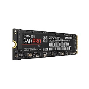 Samsung 960 PRO NVMe M.2 512GB SSD (MZ-V6P512BW)
