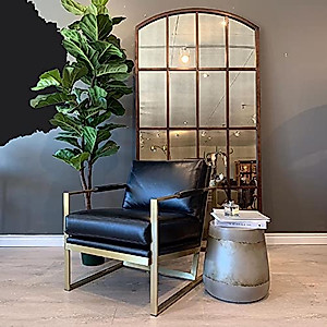 Antiqued Window Arch Wall Floor Mirror XL 82"