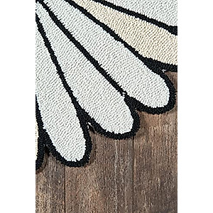 Novogratz by Momeni Cucina Daisy Round Kitchen Mat 3' x 3'