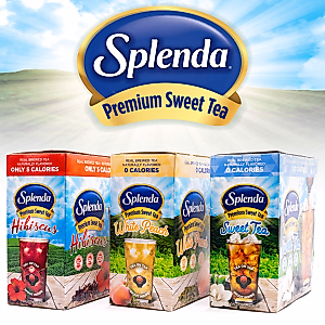 SPLENDA Premium Sweet Tea On Tap, 1 Gallon Bag In Box Ready to Drink Liquid, Sweet Tea, 128 Fl Oz
