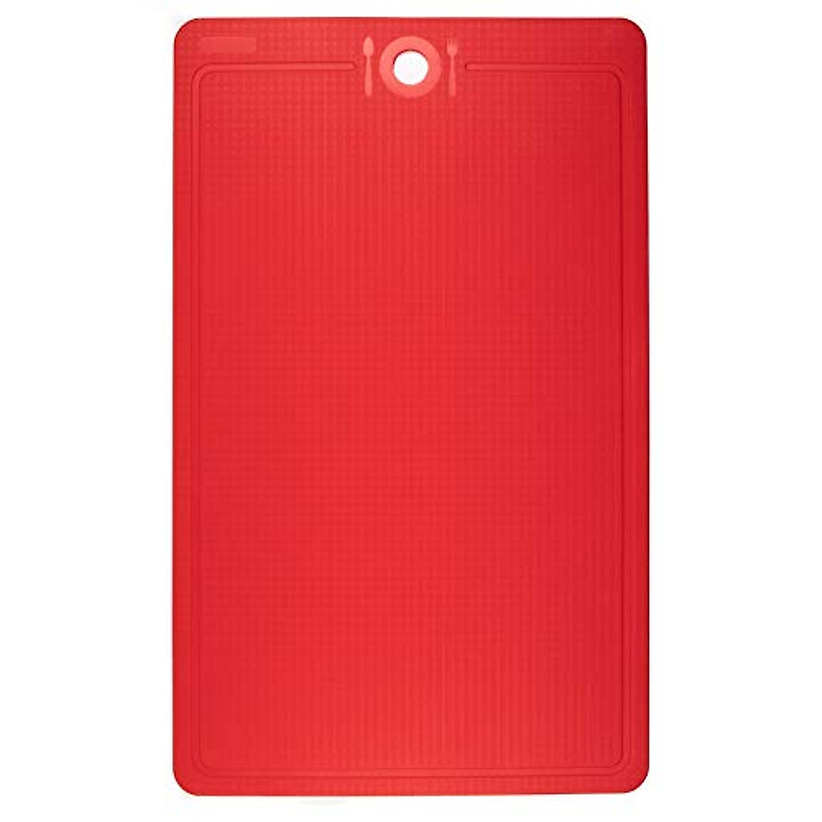 Generic Lagomian Silicone Cutting Board, Non Slip Chopping Board, Dishwasher Safe, Easy Grip Handle, BPA FREE, Flexible Chopping Mat, Red, Large, SCB01-RD-L