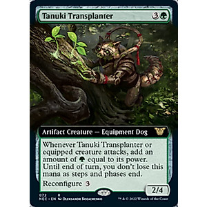 Magic: the Gathering - Tanuki Transplanter (072) - Extended Art - Neon Dynasty Commander