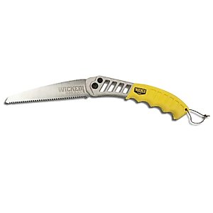 Wicked Tree Gear WTG-007 Wicked Tough Folding Utility/Bone Saw, Yellow, 7" Blade