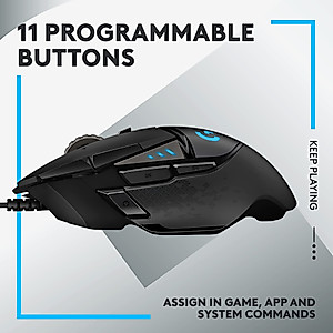 Logitech G413 SE Mechanical Gaming Keyboard and Logitech G502 HERO High Performance Gaming Mouse Bundle