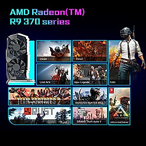 Dell RGB Gaming Desktop PC, Intel Quad I5 up to 3.6GHz, Radeon R9 370 4G GDDR5, 16GB RAM, 128G SSD + 2TB, DVD, WiFi & Bluetooth, RGB Keyboard & Mouse, Win 10 Pro (Renewed)