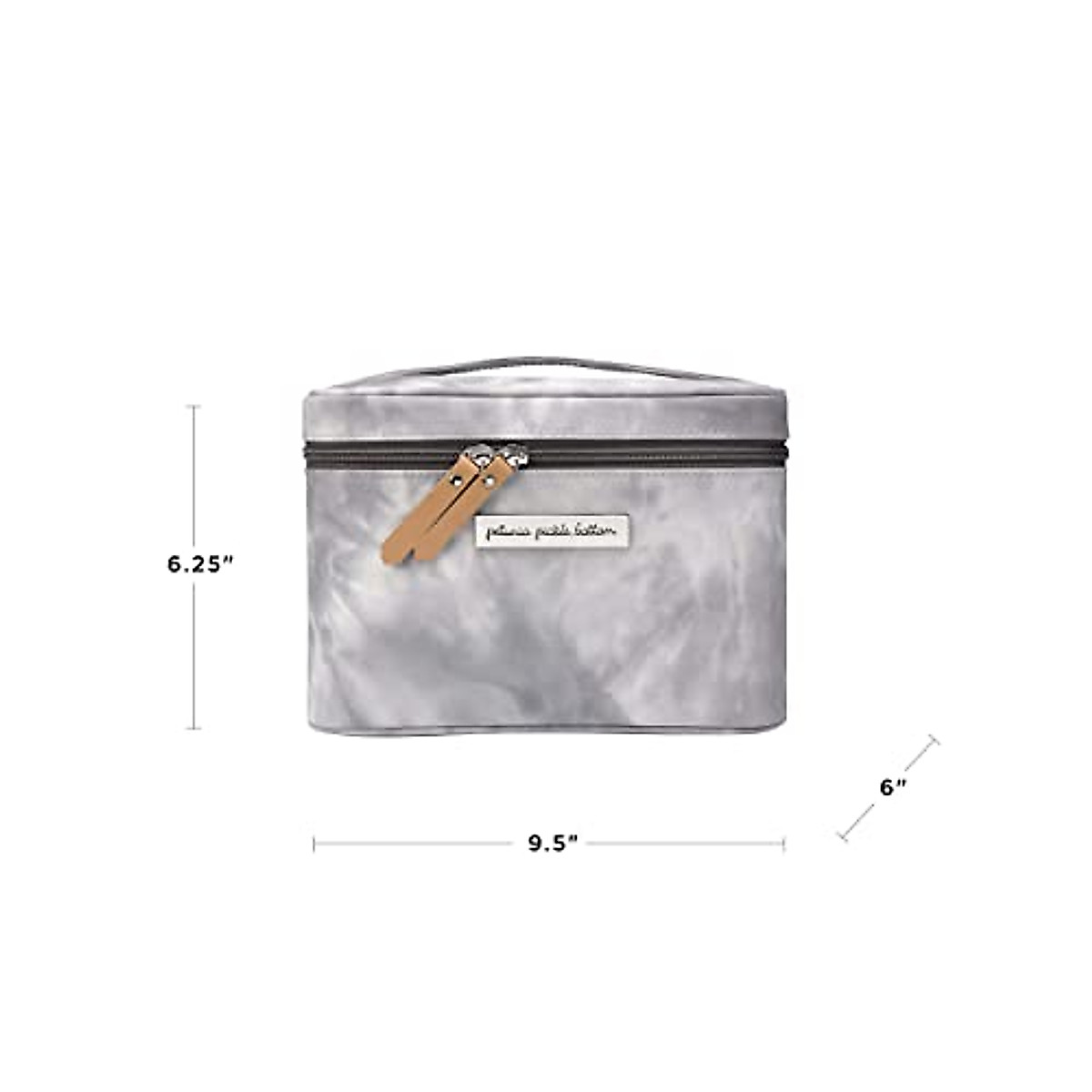 Petunia Pickle Bottom Travel Train Case, Makeup Bag, Toiletry Bag, Small Travel, Smoked Swirl Tie-Dye