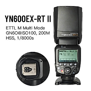 YONGNUO YN600EX-RT II Wireless Flash Speedlite with YN-E3-RT II TTL Flash Speedlite Wireless Transmitter for Canon