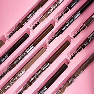 essence | Baby Got Brow! Eyebrow Pencil | Long Lasting & Waterproof with Spoolie | Vegan, Cruelty Free, Formulated without Parabens, Preservatives & Oils (30 | Dark Brunette)