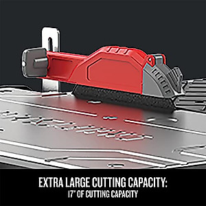 CRAFTSMAN V20 Tile Cutter, Wet Tile Saw, Compact Sliding Cart, 7 inch, Cordless, Battery and Charger (CMCS4000M1)