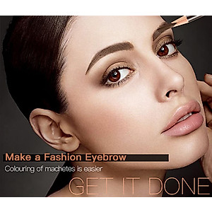 Go Ho 12 PCS Dark Brown Eyebrow Eyeliner Pencils,Sweatproof Eyebrow Pencil,Long-lasting Nice Color Eye Brow Gel Pen Makeup Brow Tint Sticks（Dark Brown）