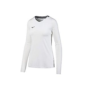 Mizuno Women's United Long Sleeve Jersey, White, Large
